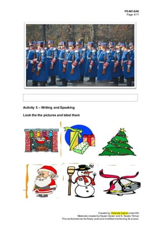 Unit 4 celebrations | DOCX
