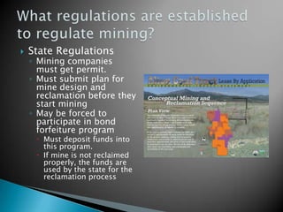 Unit 4 ch 16 s3 mining regulations & mine reclamation | PPTX