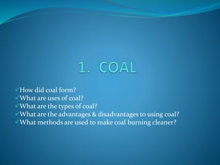 Unit 4 ch 17 s1 energy resources & fossil fuels | PPTX