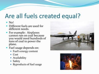 Unit 4 ch 17 s1 energy resources & fossil fuels | PPTX