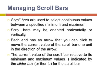 java-Unit4 chap2- awt controls and layout managers of applet | PPTX