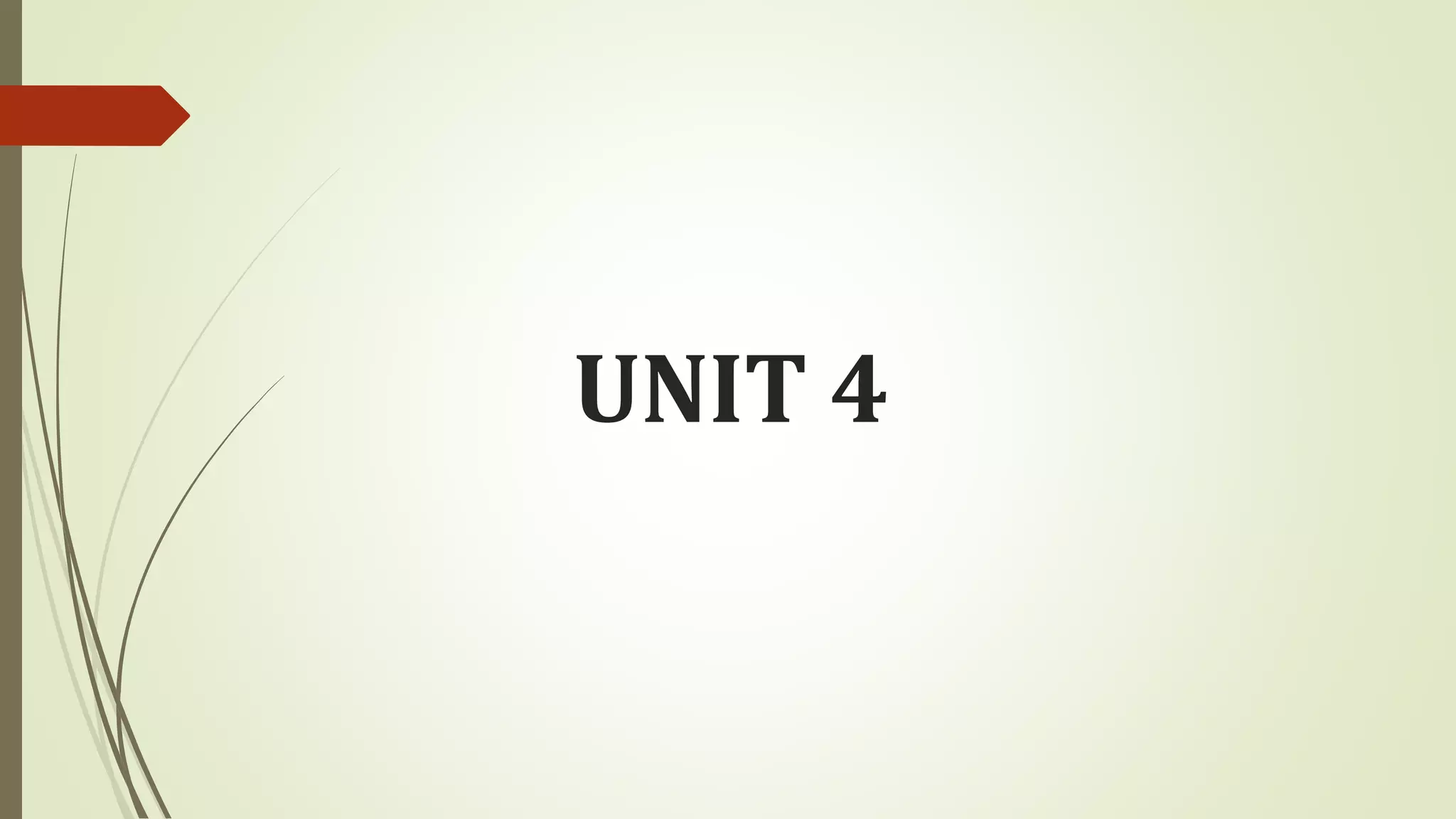 Unit 4 cim | PPT