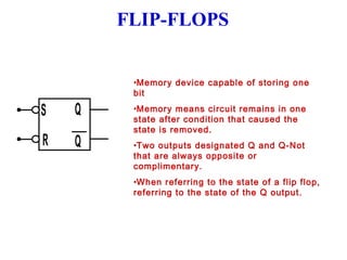 Unit 4 clocked_flip_flops | PPT | Programming Languages | Computing