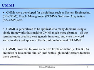 Unit4 Software Engineering Institute (SEI)’s Capability Maturity Model ...
