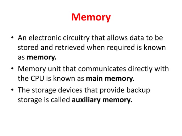 Computer Organisation and Architecture (COA) | PPTX