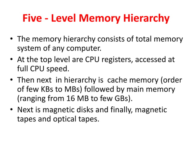 Computer Organisation and Architecture (COA) | PPTX