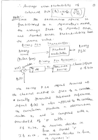 EC3491 Unit 4 Digital Modulation Scheme | PDF