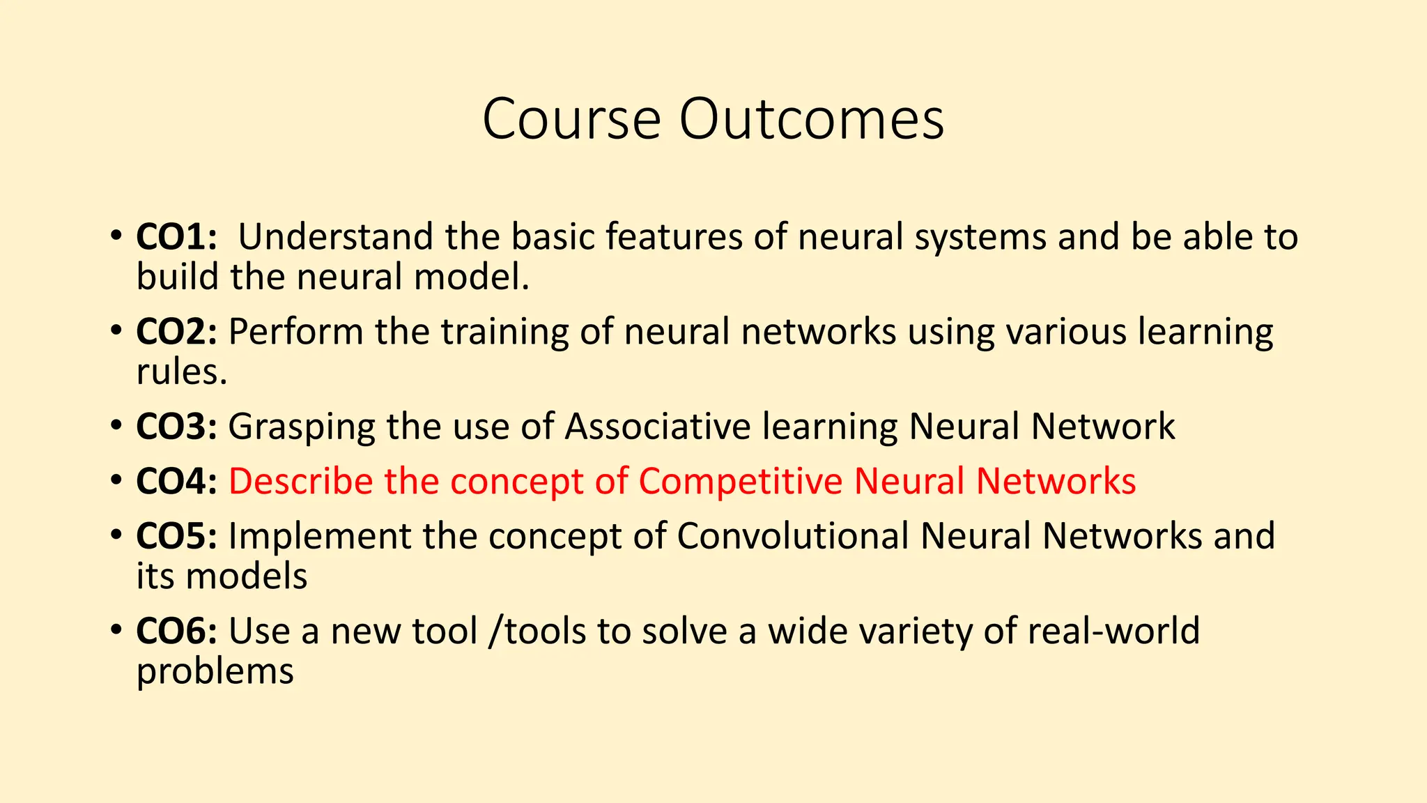 Competitive Neural Network Artificial Intelligence | PDF