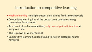 Competitive Neural Network Artificial Intelligence | PDF
