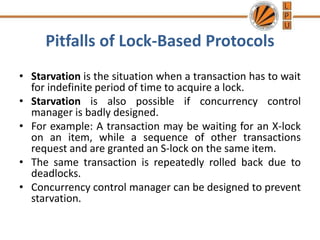 Unit 4 Concurrency control.pptx dbms lovely | PPTX