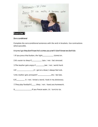 Unit 4(conditional homwork) | PDF