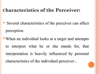 sensation, attention and perception need | PPT