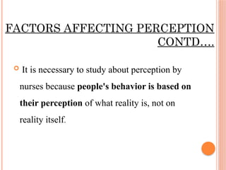sensation, attention and perception need | PPT