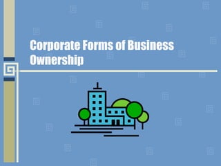 Unit 4 corporations | PPT