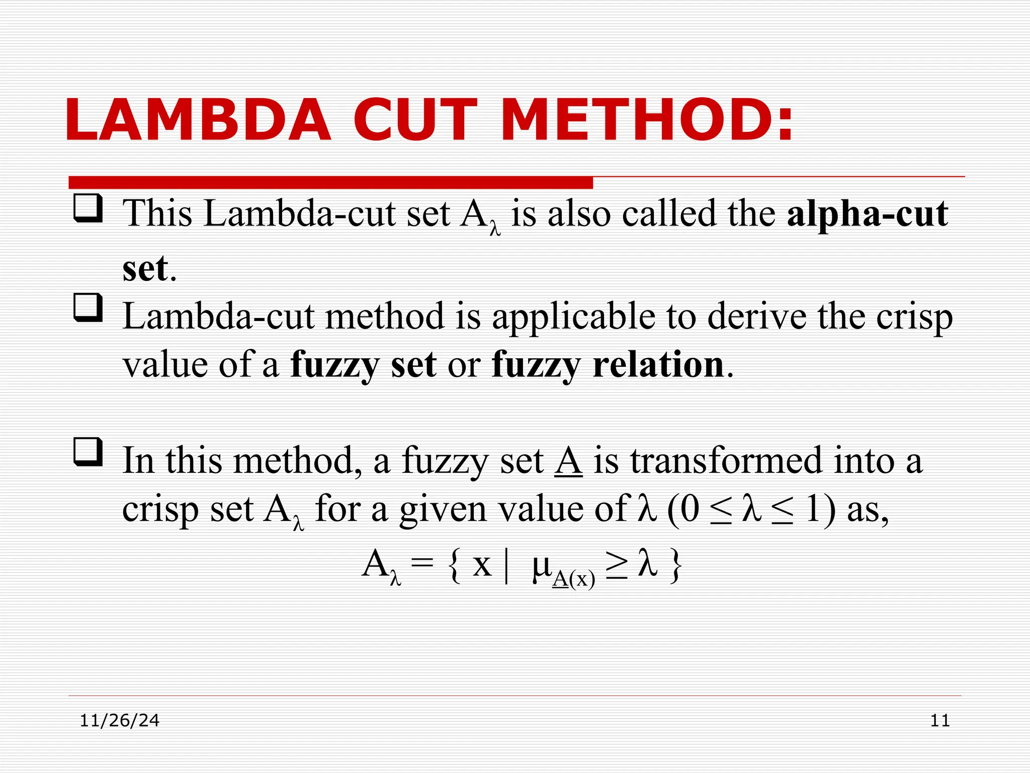 Unit 4 Crisp Relation and Defuzzification.ppt