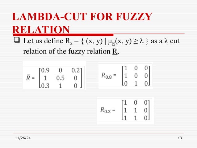 Unit 4 Crisp Relation and Defuzzification.ppt