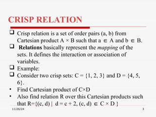 Unit 4 Crisp Relation and Defuzzification.ppt
