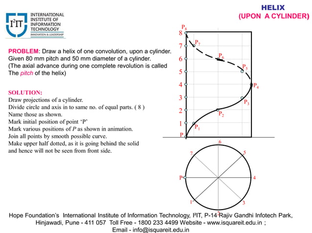 Engineering Graphics and Engineering Curves | PPT