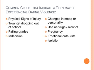 Unit 4 Safe Dating | PPTX