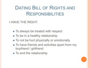 Unit 4 Safe Dating | PPTX