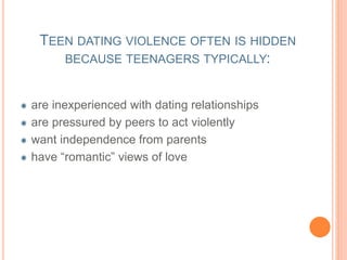 Unit 4 Safe Dating | PPTX