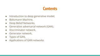 Unit 4 Deep Generative Models Unit 4 Deep Generative Model | PPT