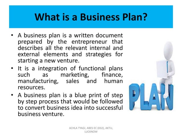 Unit 4 Developing a Business Plan Part 2 | PPTX