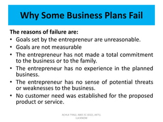 Unit 4 Developing a Business Plan Part 3 | PPT