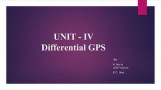 Unit 4 DGPS | PDF