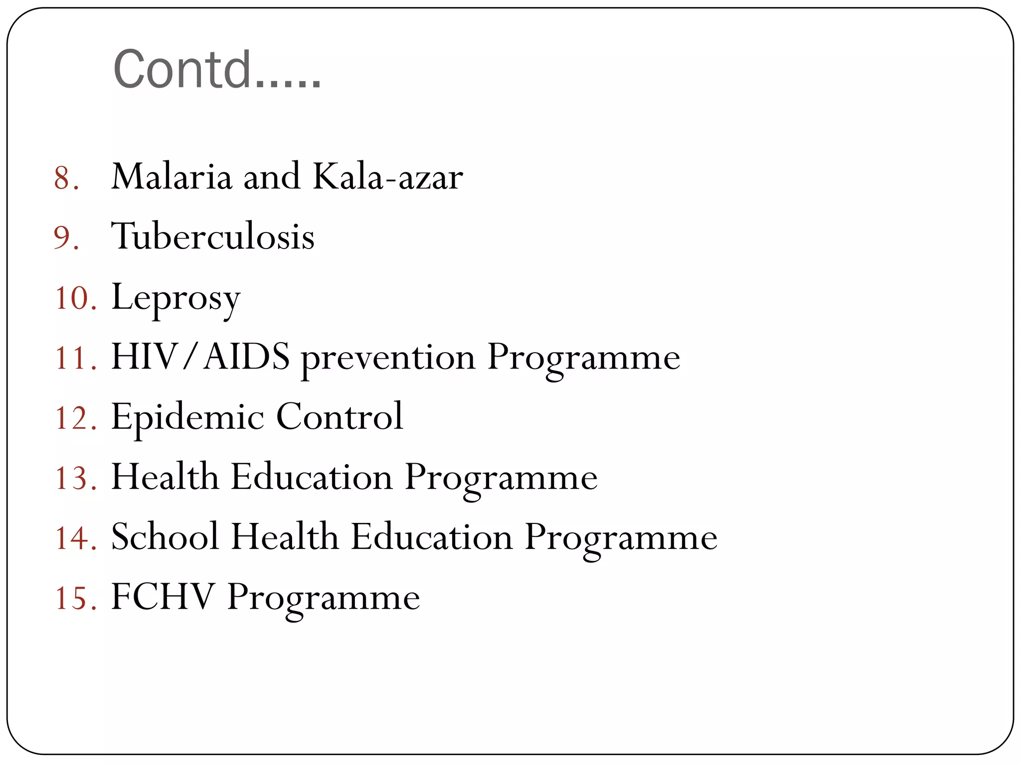 Unit 4 - District Health Services Management Part 1 pdf | PDF