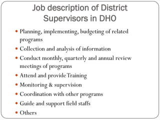 Unit 4 - District Health Services Management Part 1 pdf | PDF