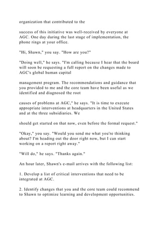 Unit 4 Diagnostics and Interventions for the Global Human Capital M ...