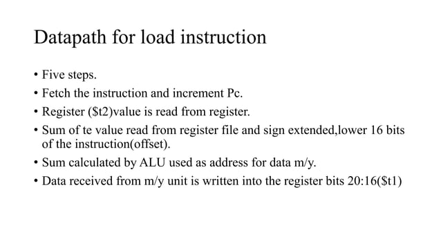 BASICS OF MIPS ARCHITECTURE AND THEIR INSTRUCTION SET | PPTX