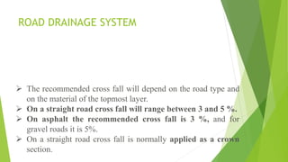 Drainage of Low Cost Roads in rural sanitation | PPTX