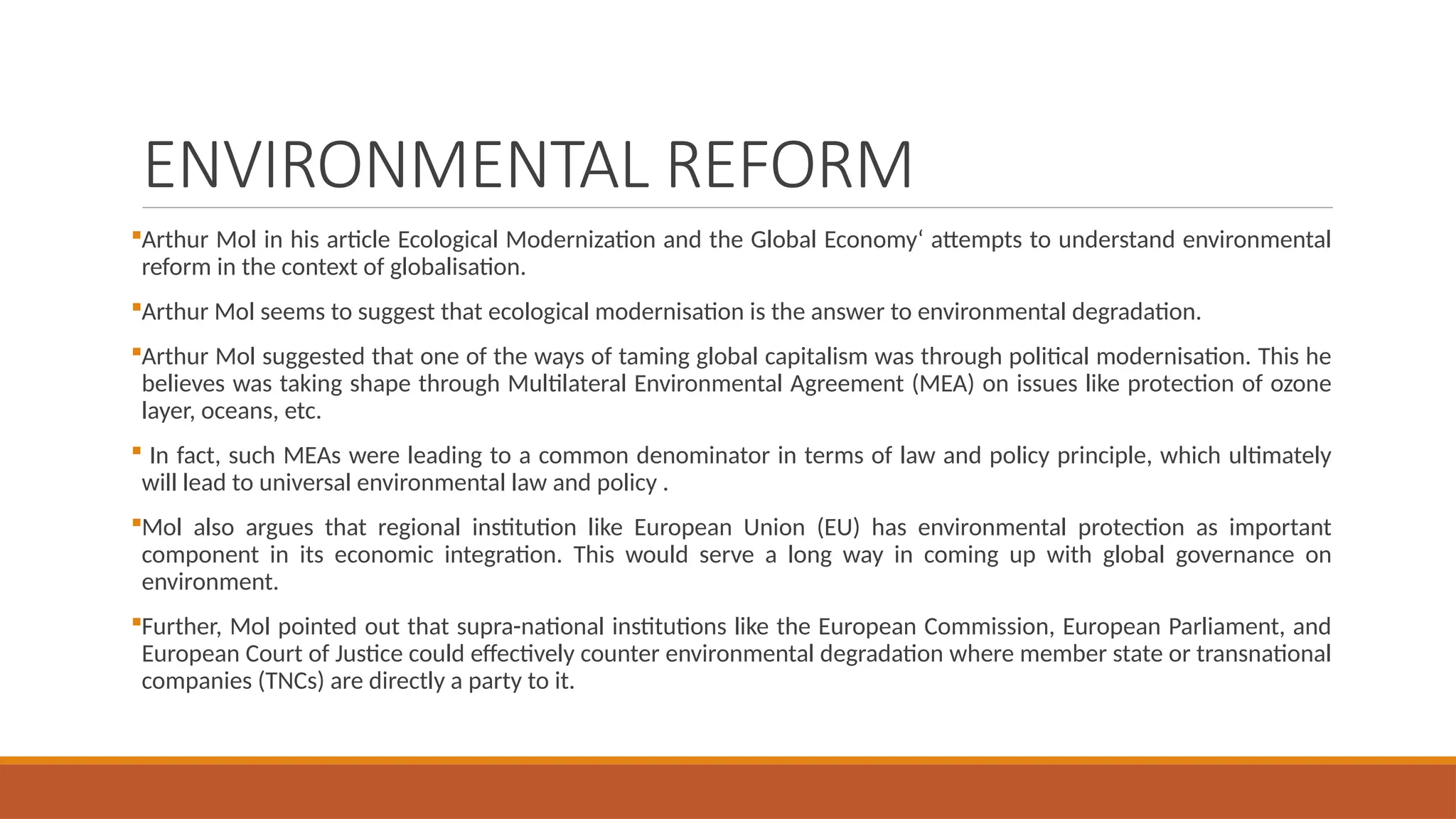 ECOLOGICAL MODERNIZATION NOTES OF SOCIOLOGY | PPTX