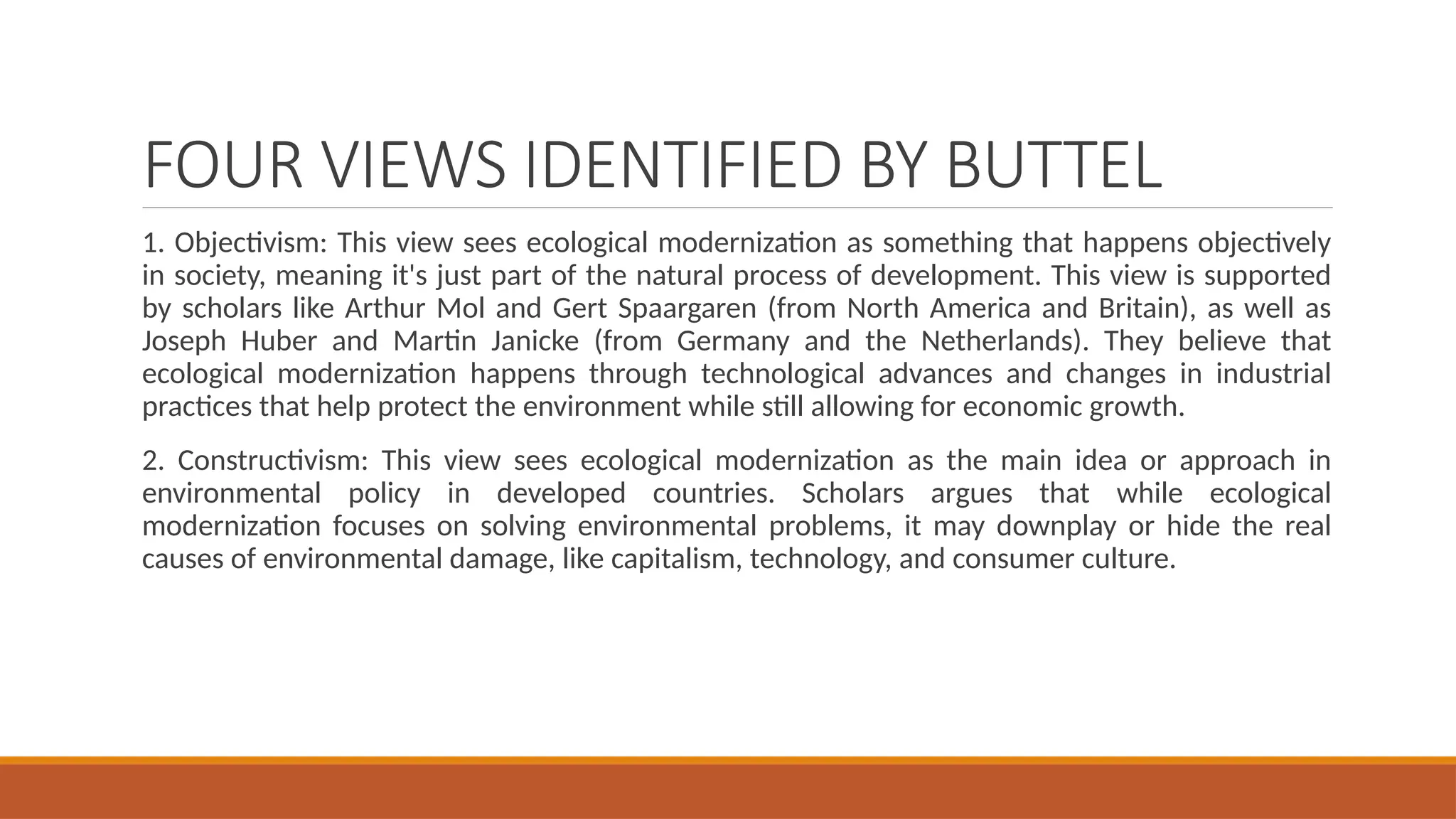 ECOLOGICAL MODERNIZATION NOTES OF SOCIOLOGY | PPTX