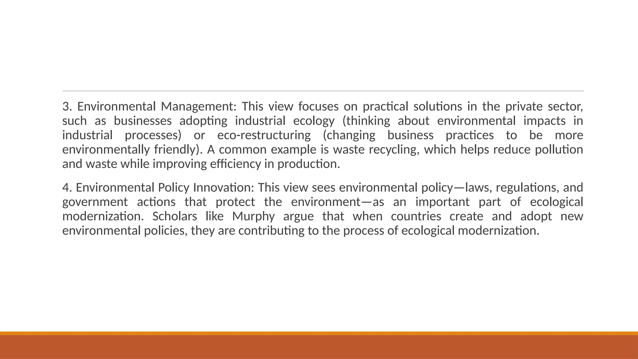 ECOLOGICAL MODERNIZATION NOTES OF SOCIOLOGY | PPTX