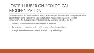 ECOLOGICAL MODERNIZATION NOTES OF SOCIOLOGY | PPTX