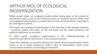 ECOLOGICAL MODERNIZATION NOTES OF SOCIOLOGY | PPTX
