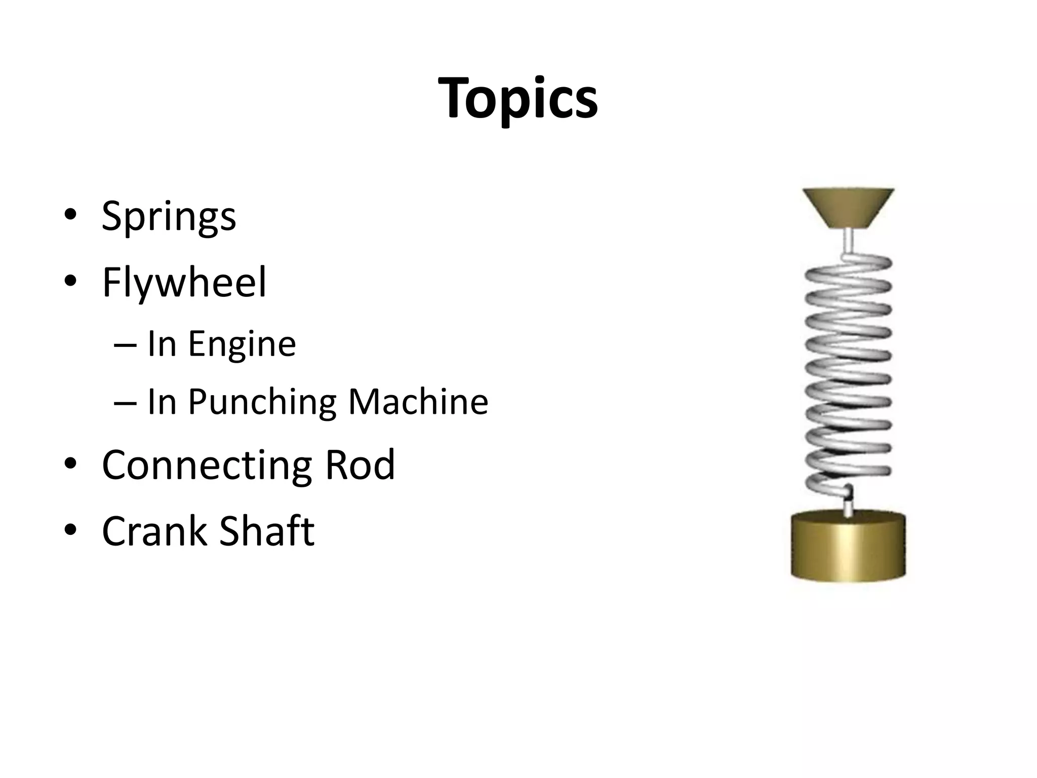 UNIT 4 Energy storing elements and Engine components.pptx