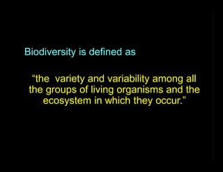 biodiversity: issues, challenges, and threats | PDF