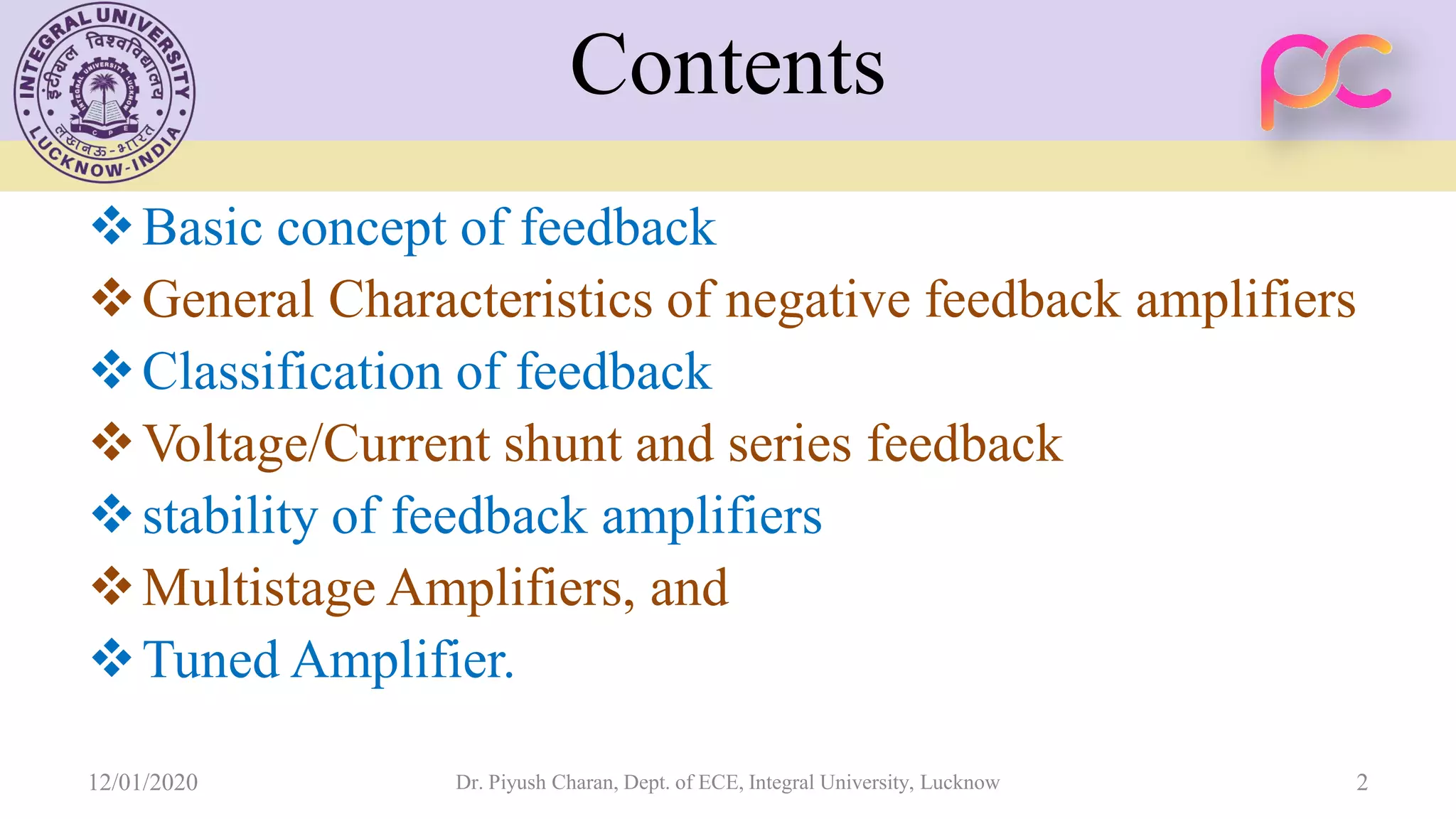 Unit 4 feedback amplifiers | PDF