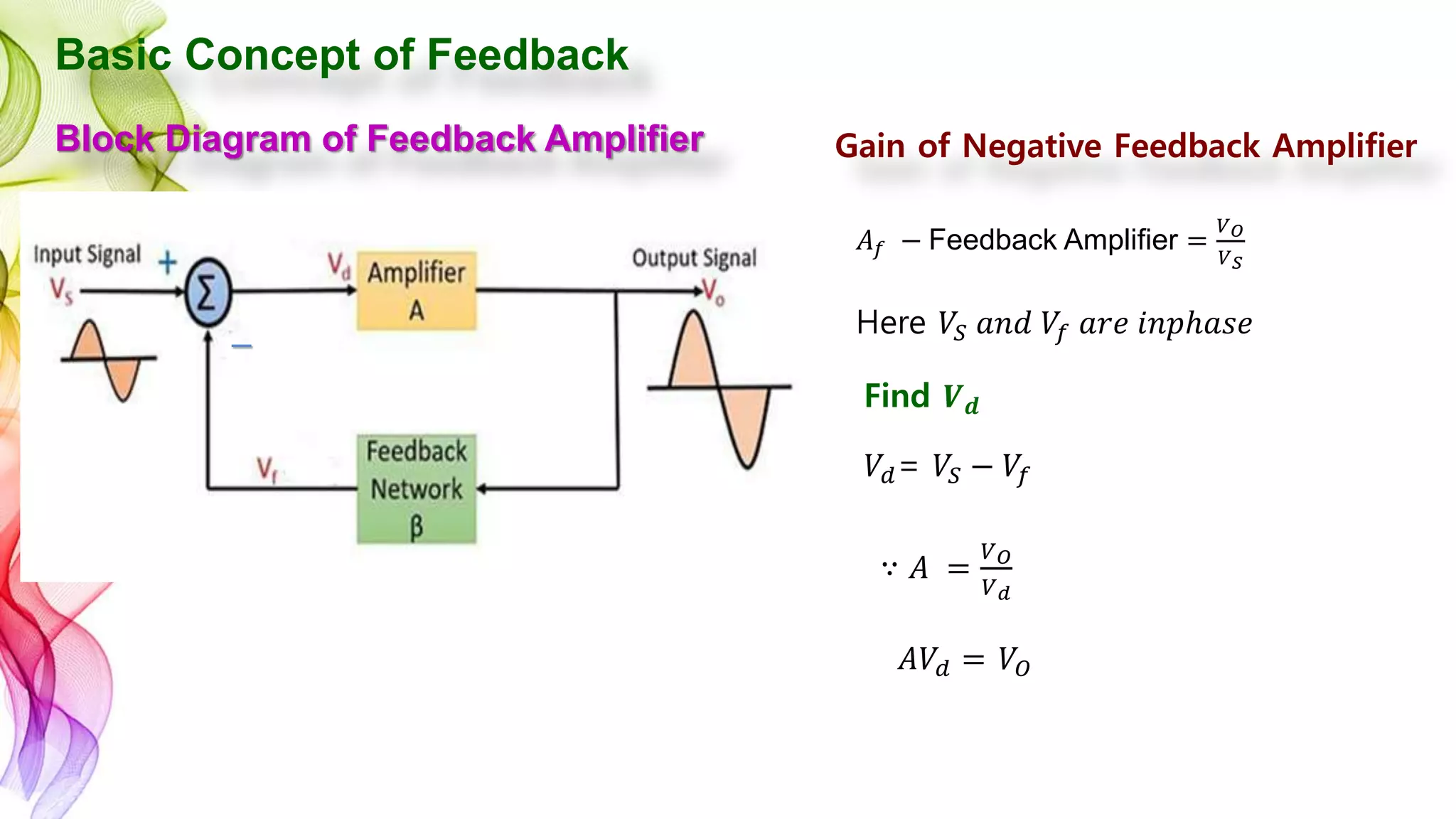 Feedback Amplifiers & Operational Amplifiers (OPAMP) | PPTX