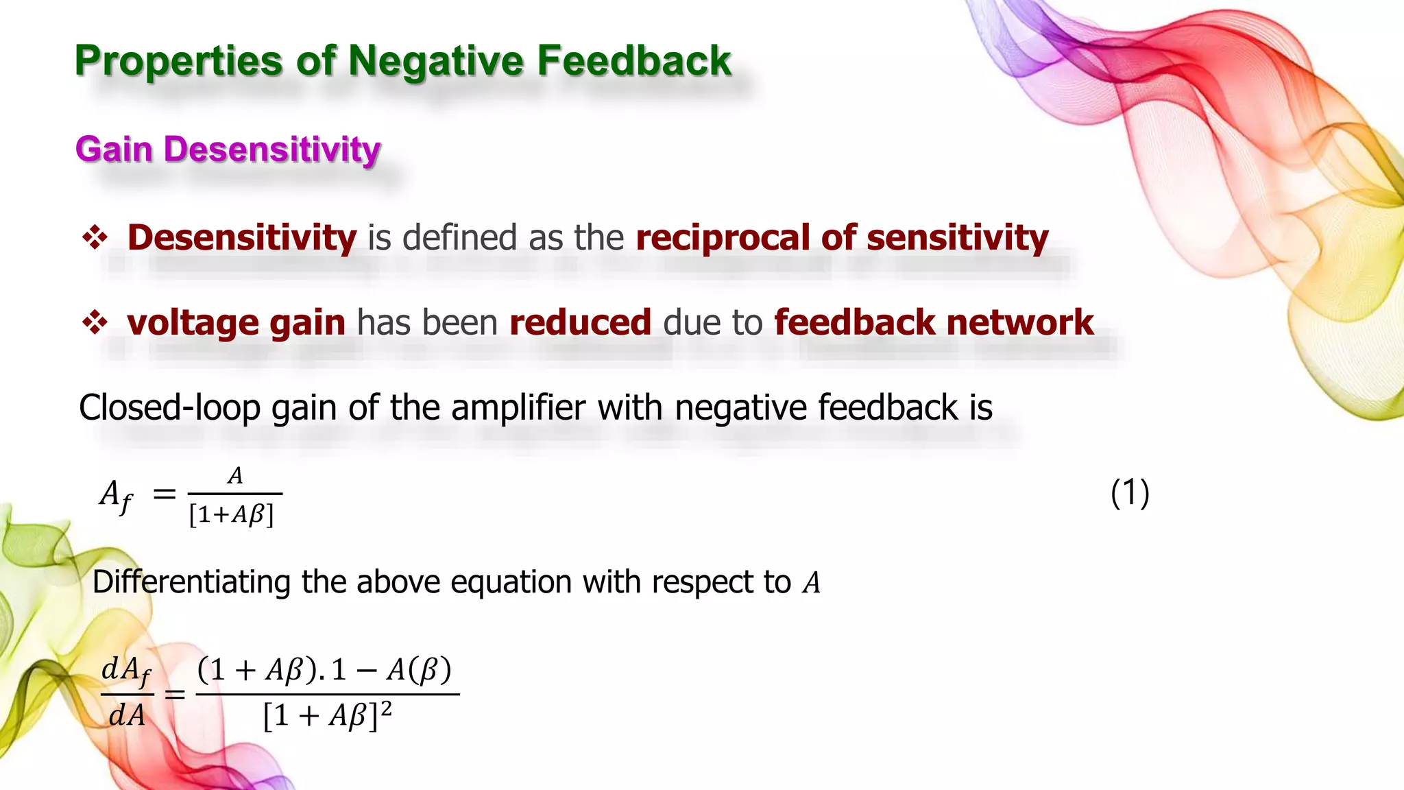 Feedback Amplifiers & Operational Amplifiers (OPAMP) | PPTX