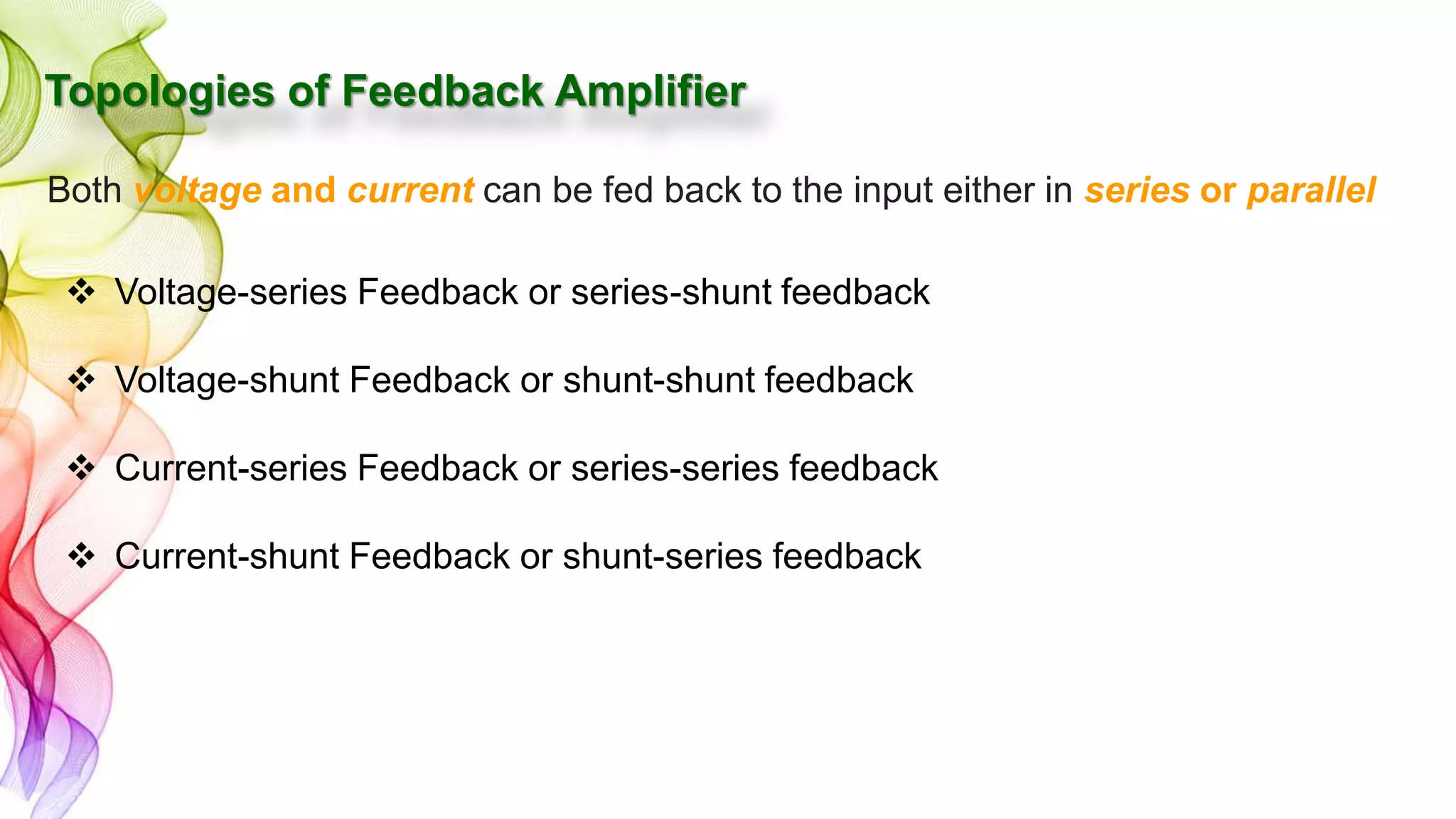 Feedback Amplifiers & Operational Amplifiers (OPAMP) | PPTX | Computer Networking | Computing