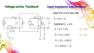 Feedback Amplifiers & Operational Amplifiers (OPAMP) | PPTX