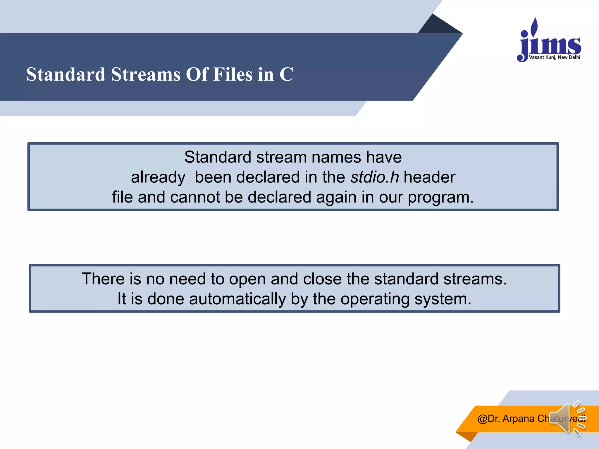 File Handling in C Part I | PPT