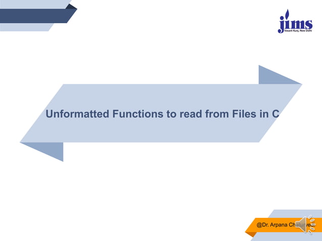 File Handling in C Part I | PPT