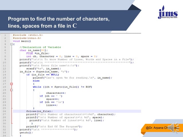 File Handling in C Part I | PPT