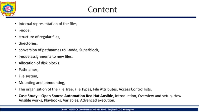Unit 4 File Management System.ppt (File Services) | PPT